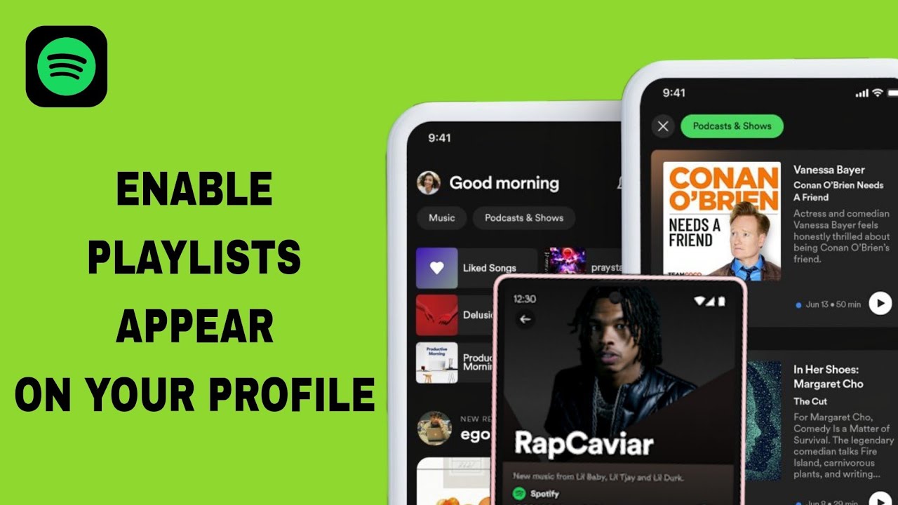 How To Enable Playlists Appear On Your Profile On Spotify App | Step By ...