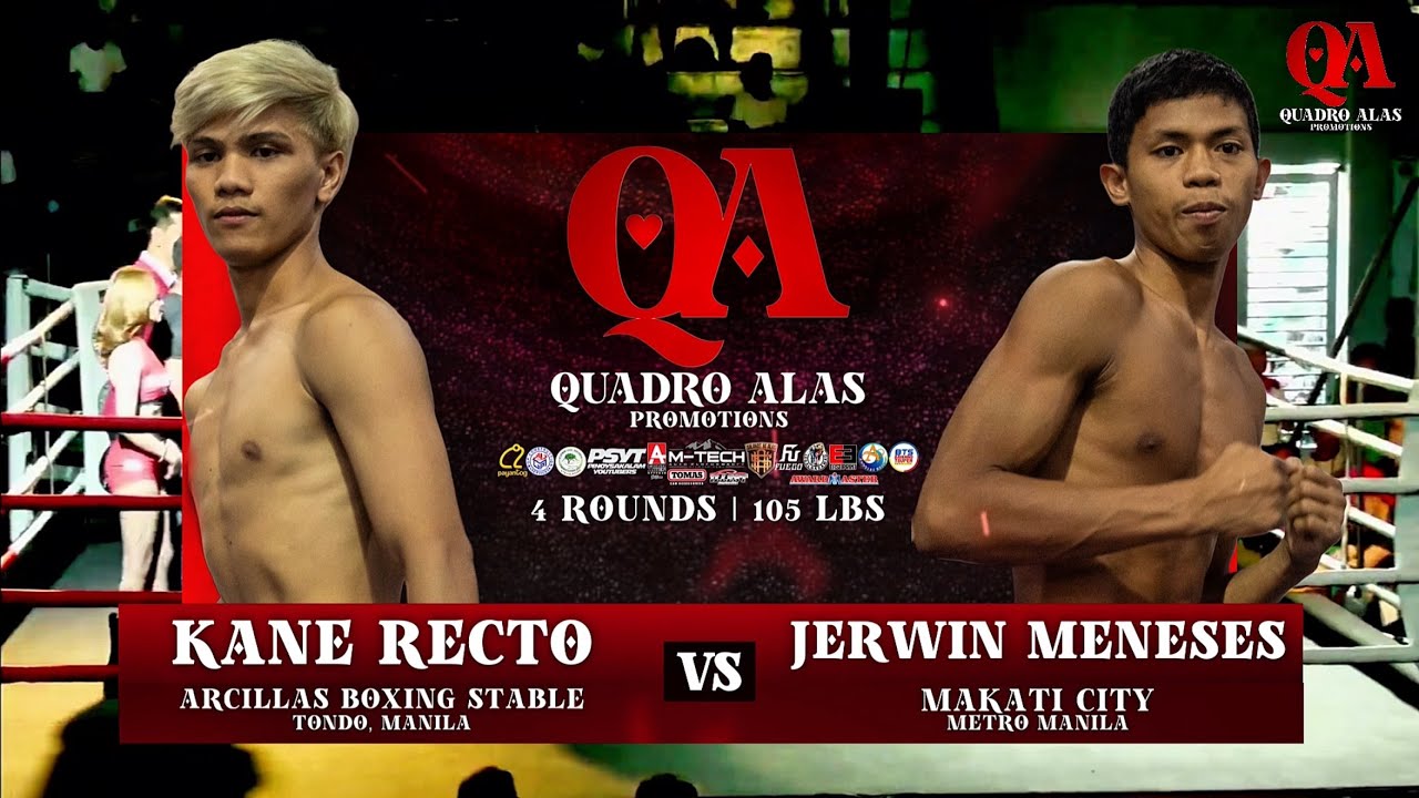 Kane Recto vs Jerwin Meneses | John Riel Casimero Presents Quadro Alas Promotions | Full Fight ...