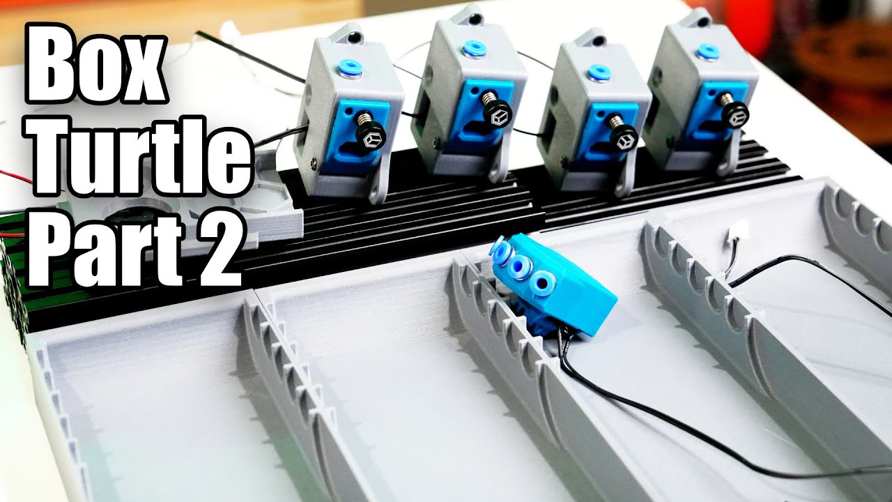 LDO Box Turtle Automated Filament Changer Build Part 2 - YouTube