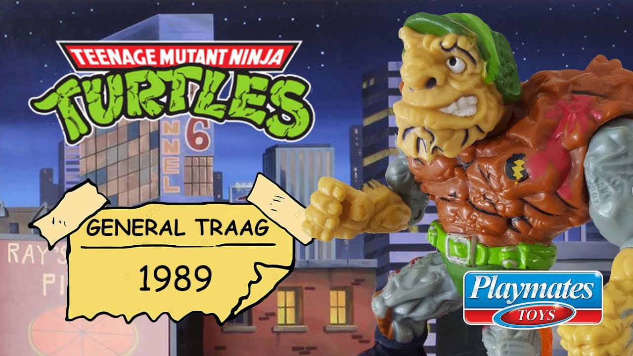 🍕🐢 TMNT - GENERAL TRAAG 1989 PLAYMATES TOYS - YouTube