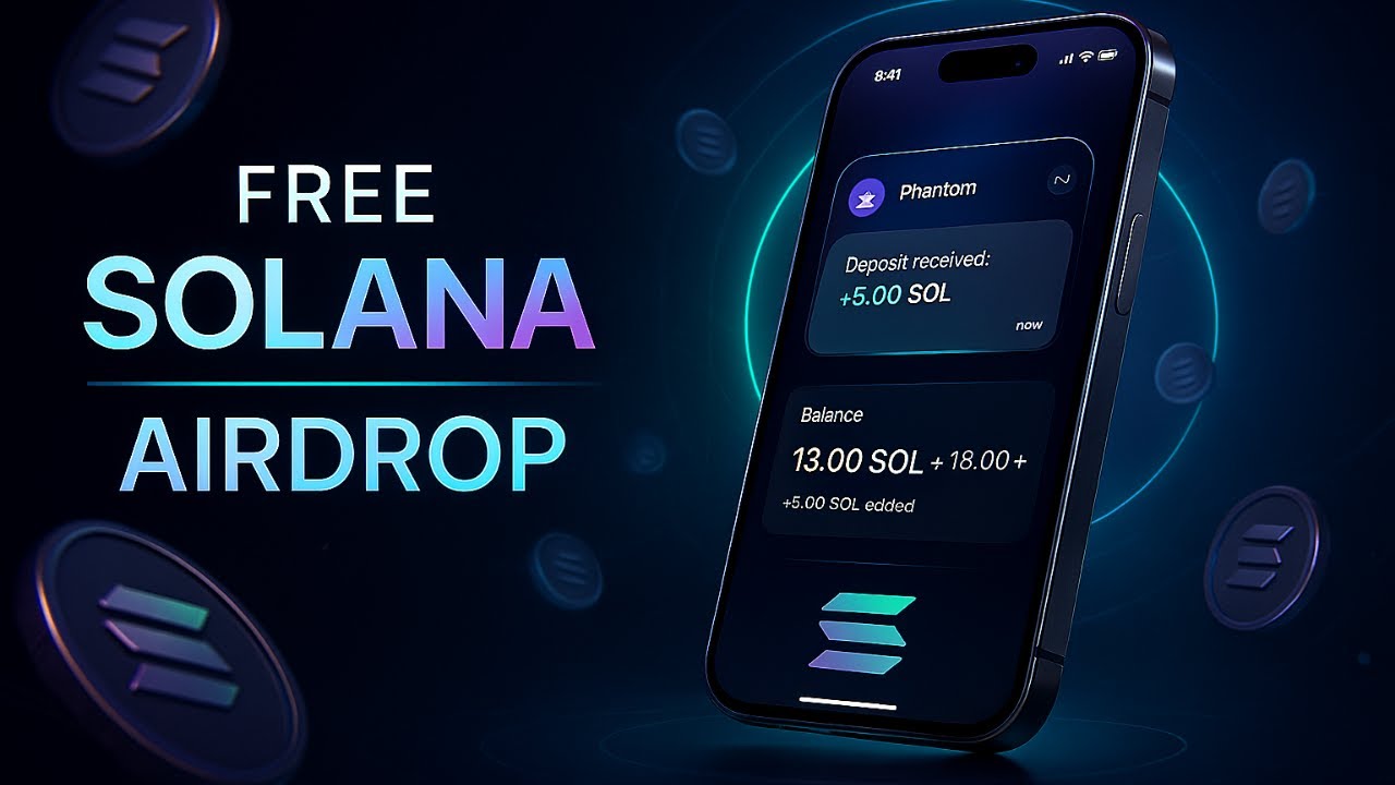 5 FREE SOL Is Real 😱 Free Solana Airdrop - YouTube