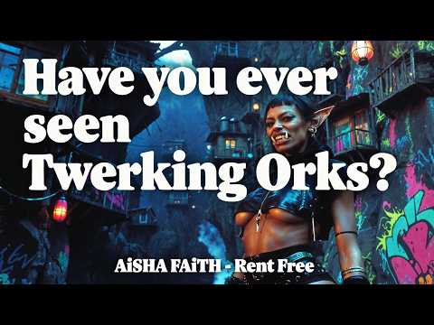Have You Ever Seen Twerking Orks? | Ai Twerk Bass Music Video | AiSHA FAiTH - Rent Free