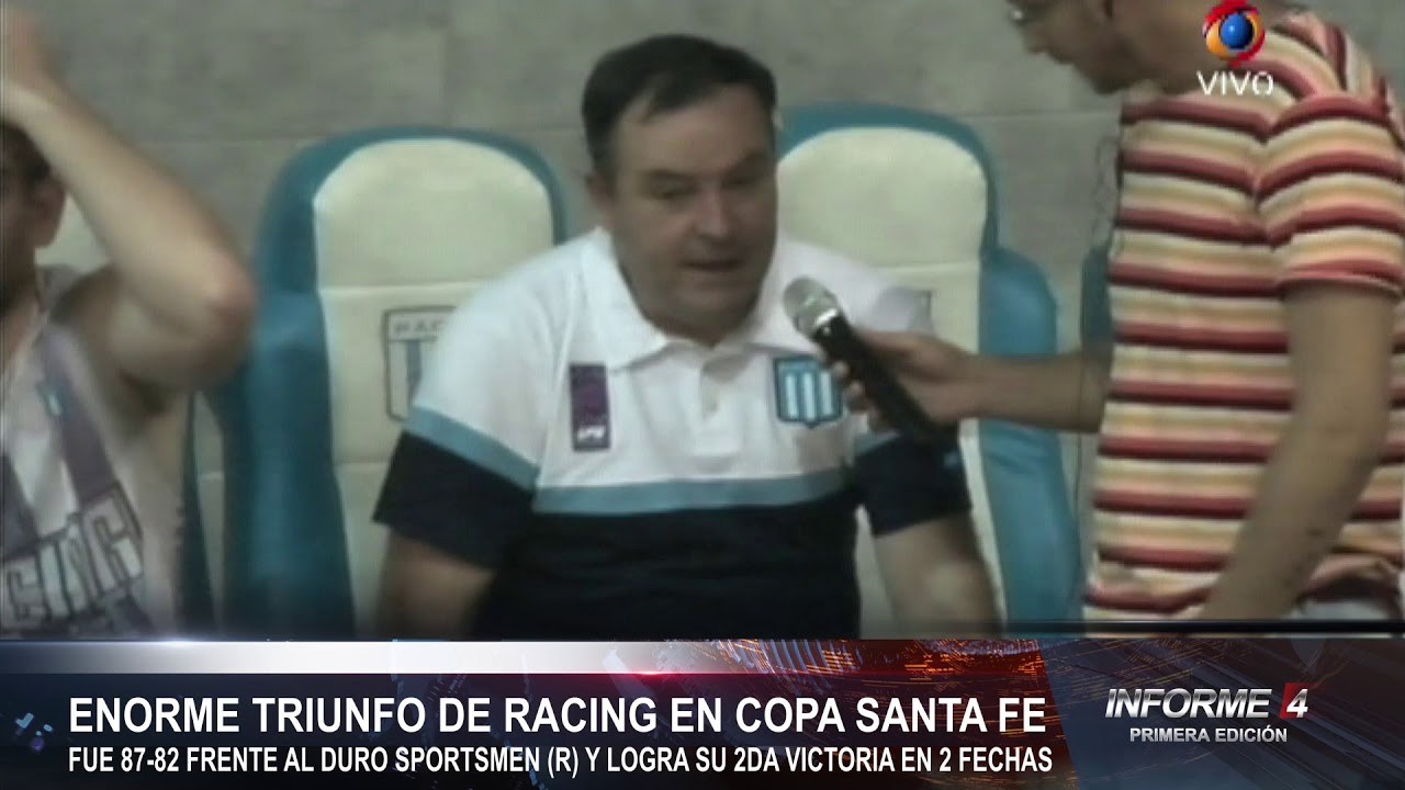 Enorme triunfo de Racing en Copa Santa Fe - YouTube