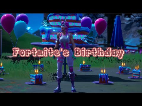 Happy birthday Fortnite🎂🥳 #fortnite #epicgames - YouTube