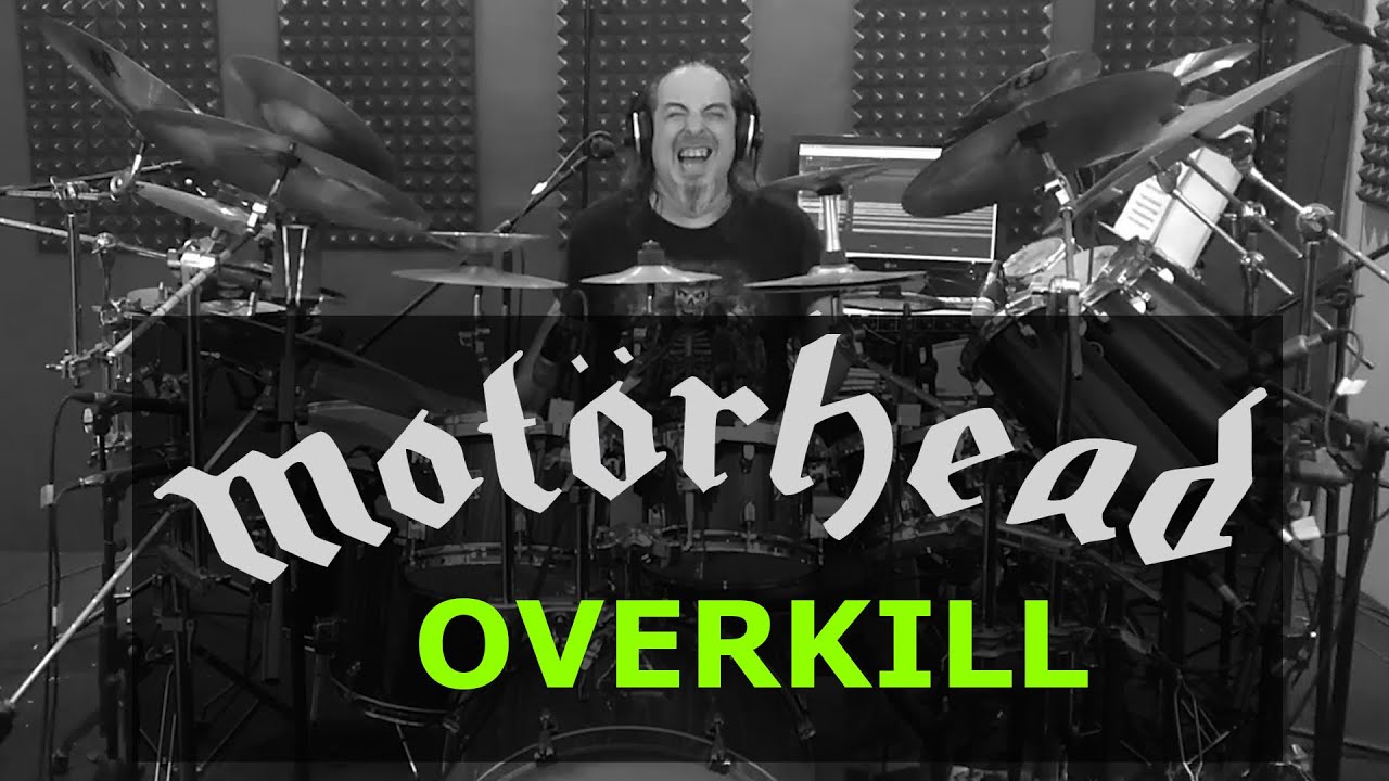 MOTORHEAD Overkill drum cover by stamatis kekes - YouTube