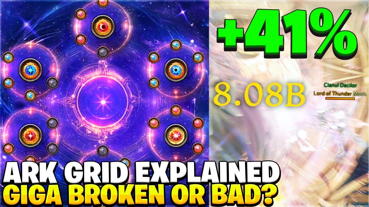 Lost ark Kazeros Ark Grid System Guide! 40%+ Dmg buff?! - YouTube