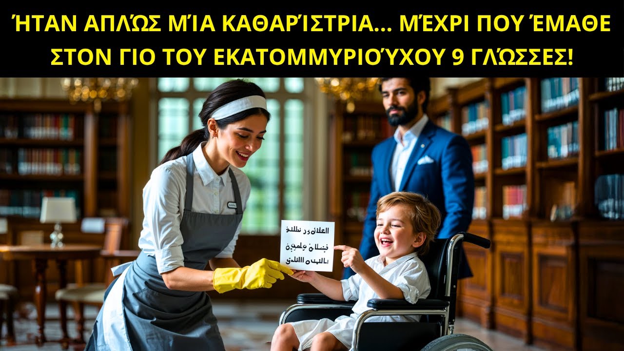 ΉΤΑΝ ΑΠΛΏΣ ΜΊΑ ΚΑΘΑΡΊΣΤΡΙΑ... ΜΈΧΡΙ ΠΟΥ ΈΜΑΘΕ ΣΤΟΝ ΓΙΟ ΤΟΥ ...