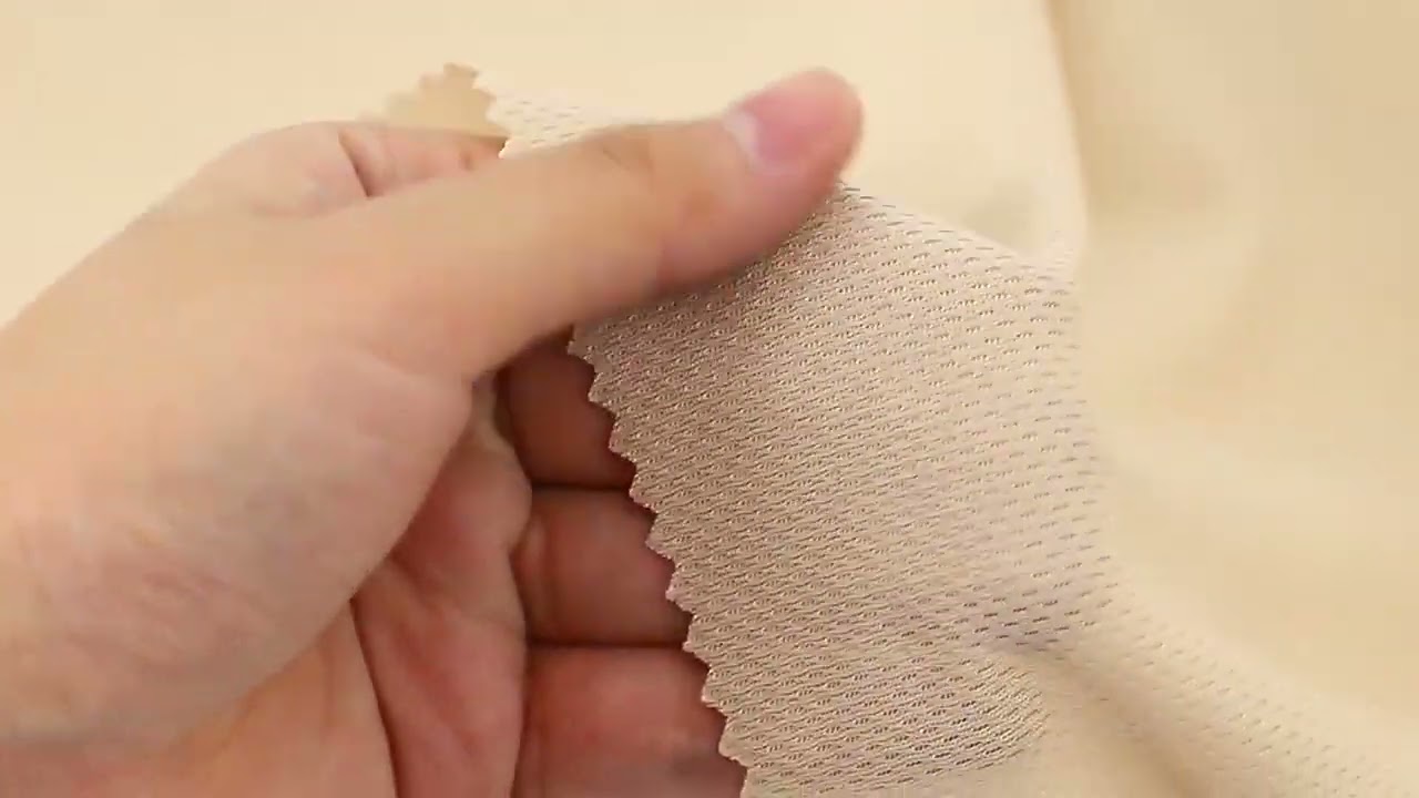 Recycled polyester birds eye mesh fabric, birds eye pique knitted ...