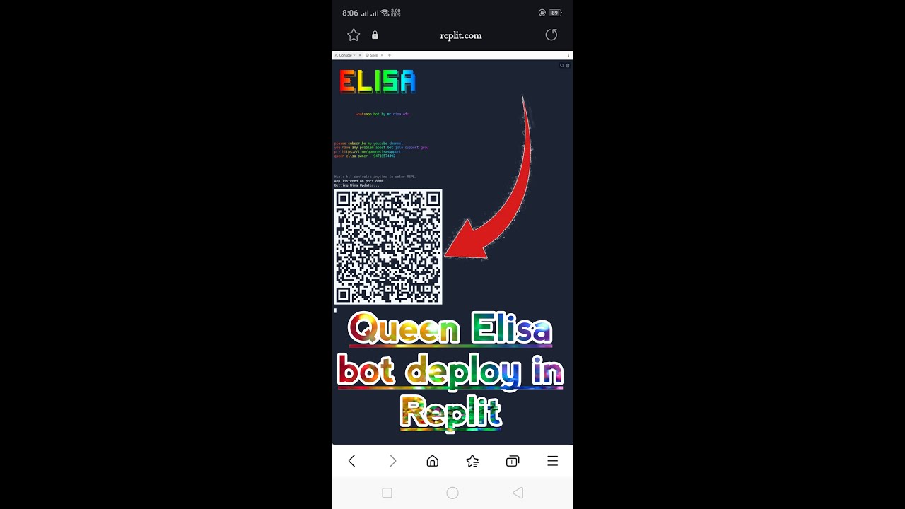 HOW TO DEPLOY QUEEN ELISA BOT IN REPLIT part2| Queen Elisa Bot deploy |Technical Malik Official ...