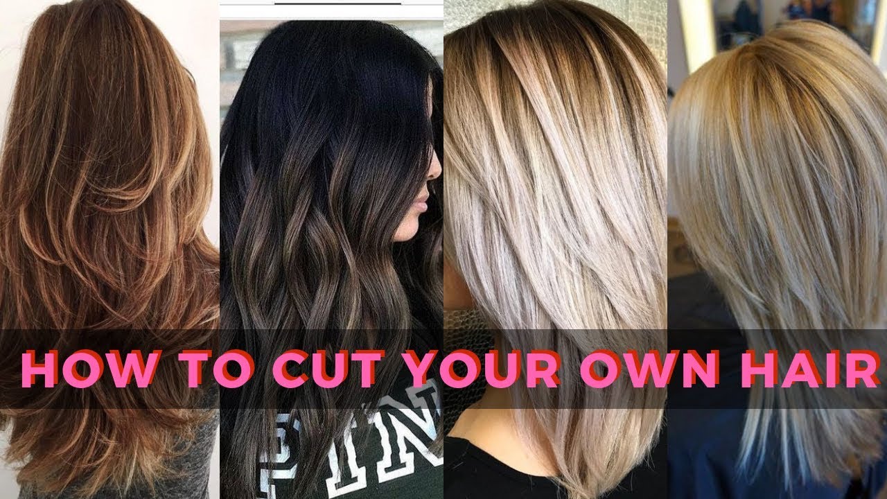 DIY hair tutorials | How to cut your own hair - YouTube
