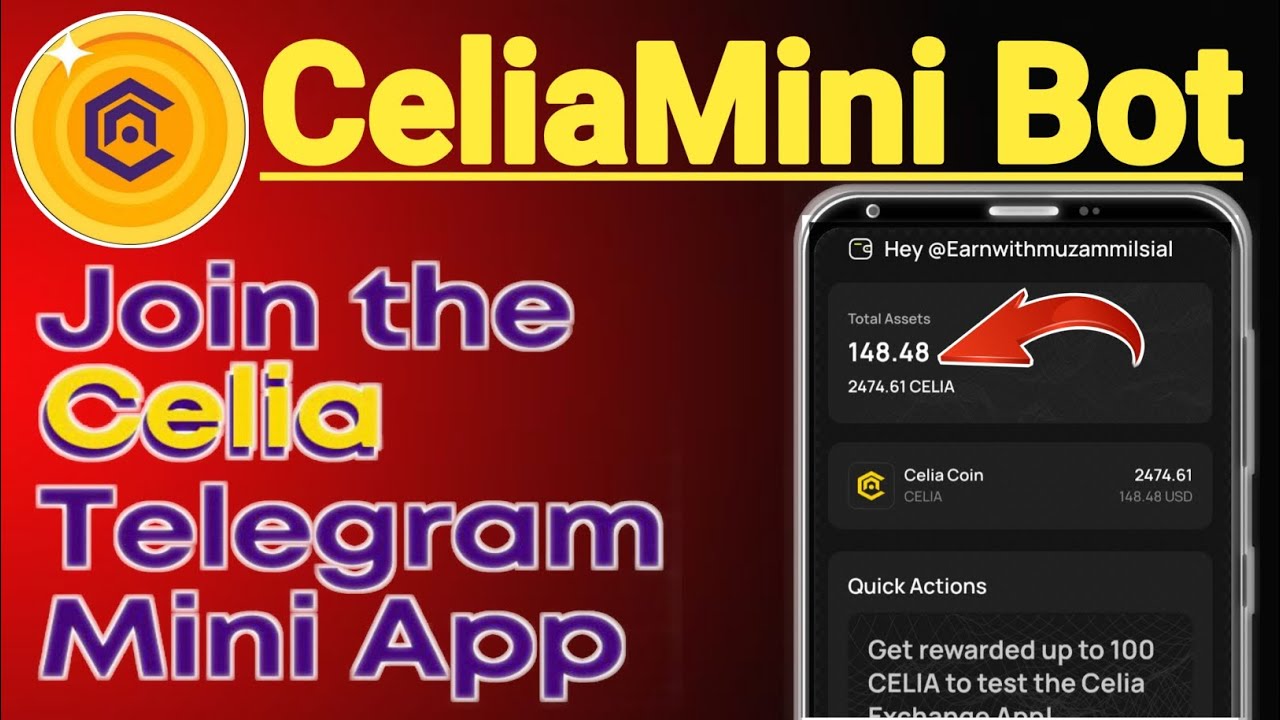 Telegram CeliaMini Bot || Celia Withdraw || Celia Token Claim || Celia ...