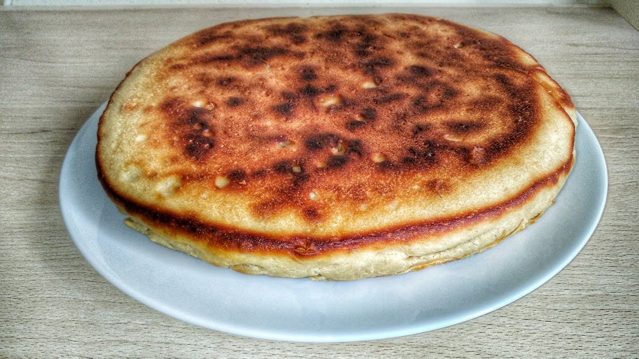 Super easy fluffy bread in the pan / πανευκολο αφρατο ψωμι στο τηγανι ...