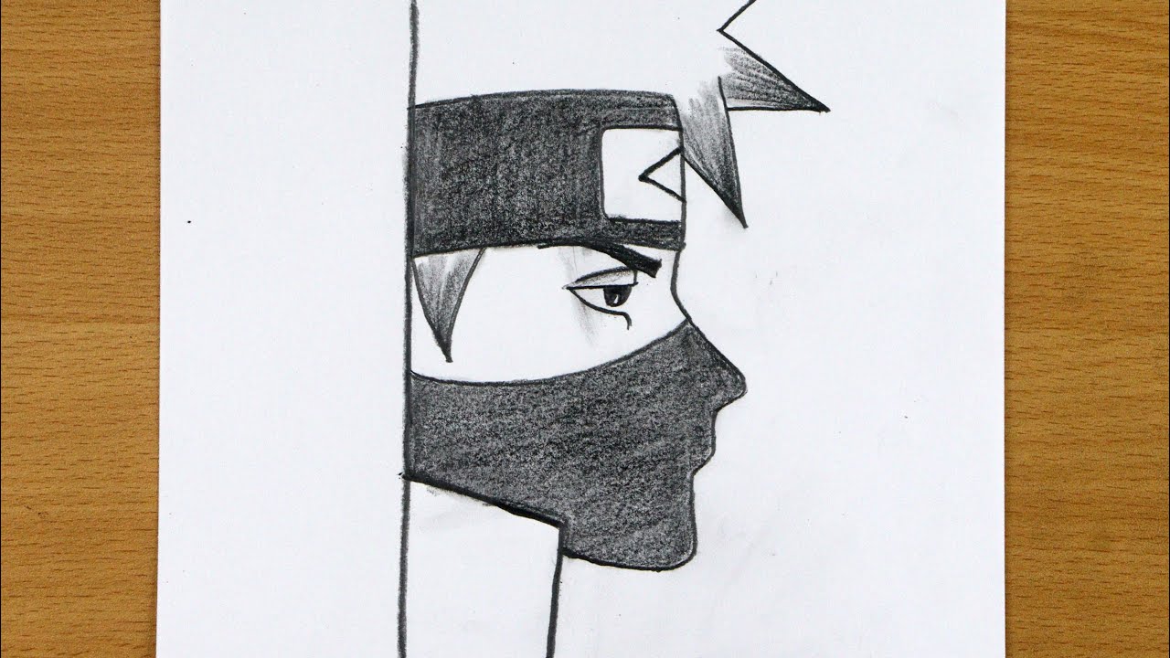 How to Draw Naruto face Side View - Easy Naruto Drawing Tutorial - YouTube