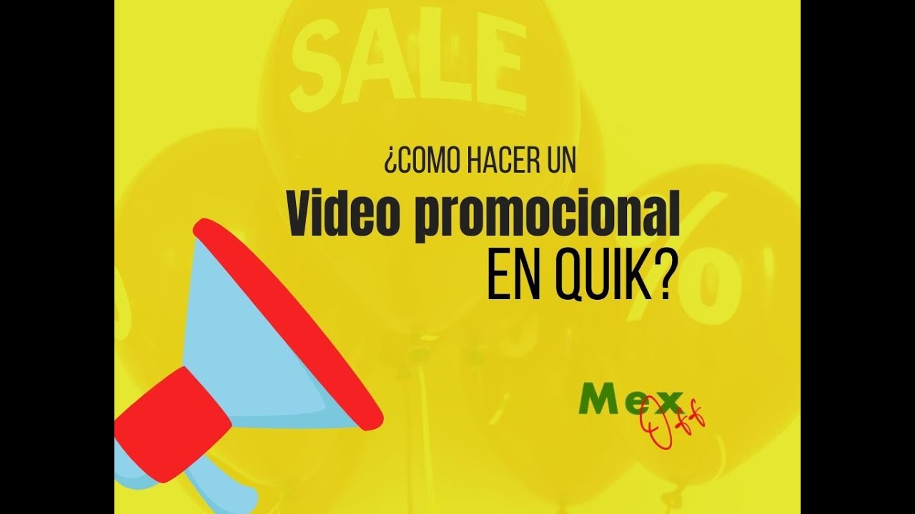 Como hacer fácil y rápido un video promocional para tu negocio. - YouTube