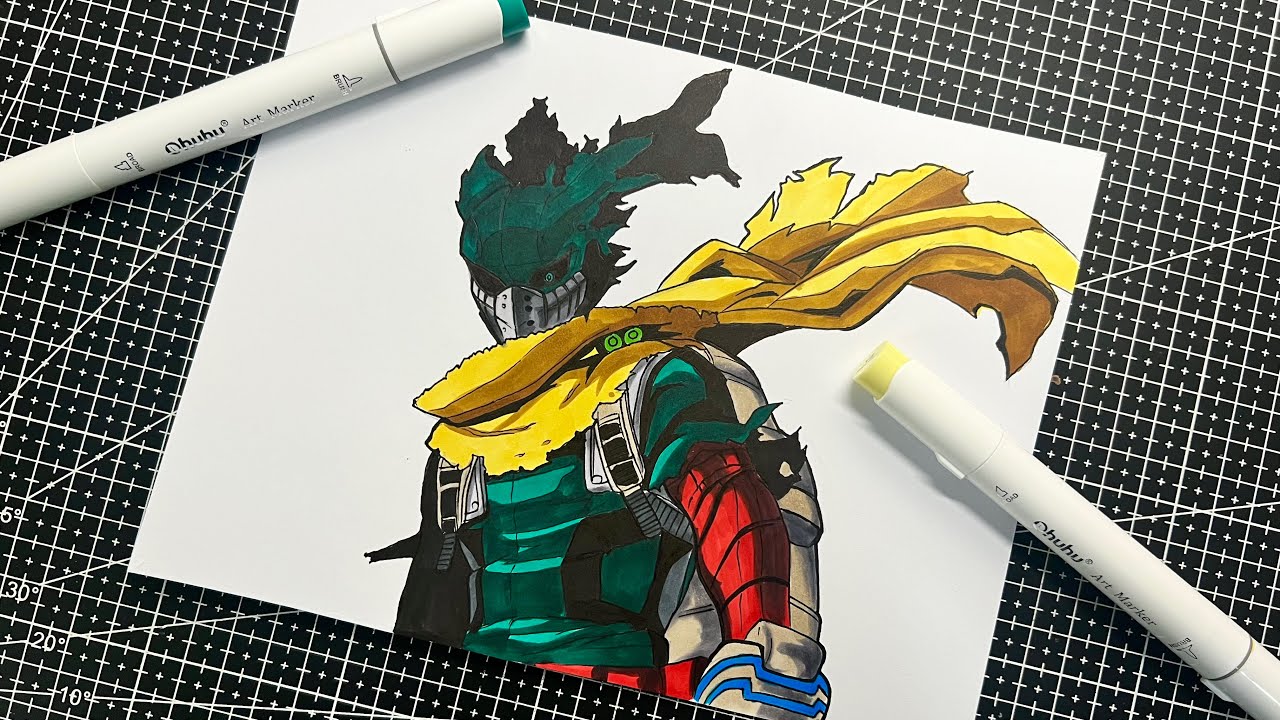 How to Draw Vigilante Deku | Izuku Midoriya | My Hero Academia | Anime ...