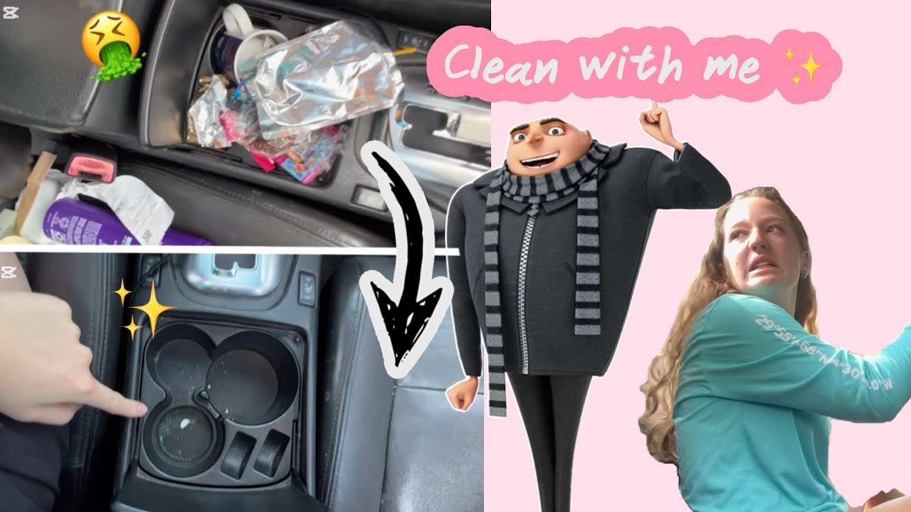 Clean With Me | Part One | Cleaning My Car | Cleaning motivation - YouTube