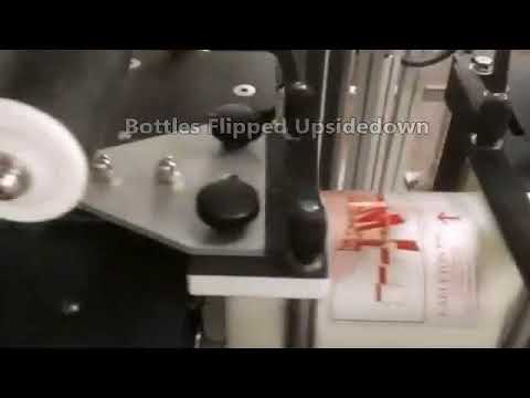 Label Applicator with vision system & reject station - YouTube