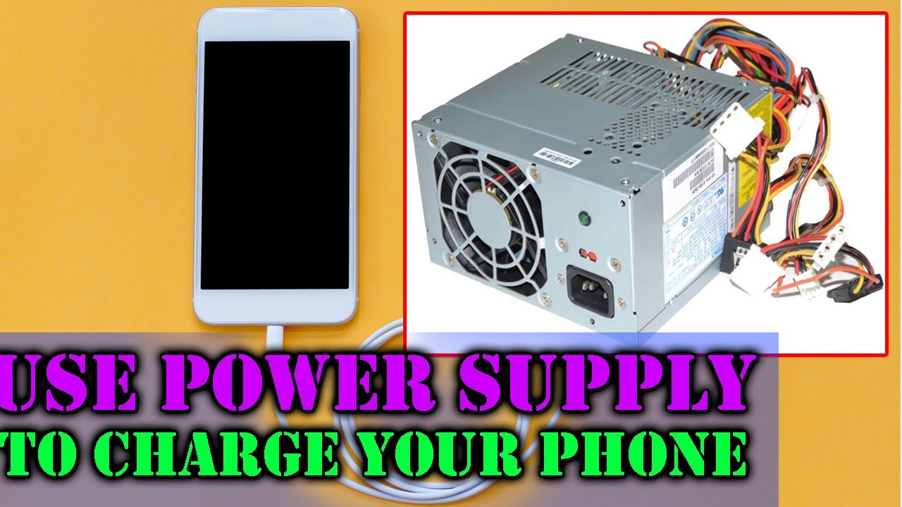Use power supply to charge your phone | How to use power supply to ...