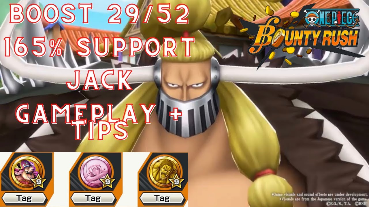 6* JACK THE DROUGHT 164.9% SUPPORT GAMEPLAY | ONE PIECE BOUNTY RUSH ...