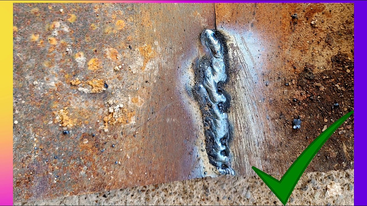 The correct way to weld iron!! - YouTube