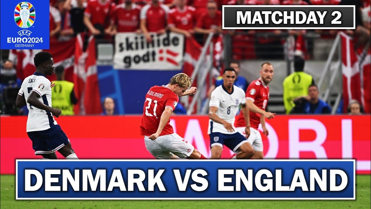 England BORE In Denmark TEST! Denmark 1-1 England | EURO 2024 Match ...