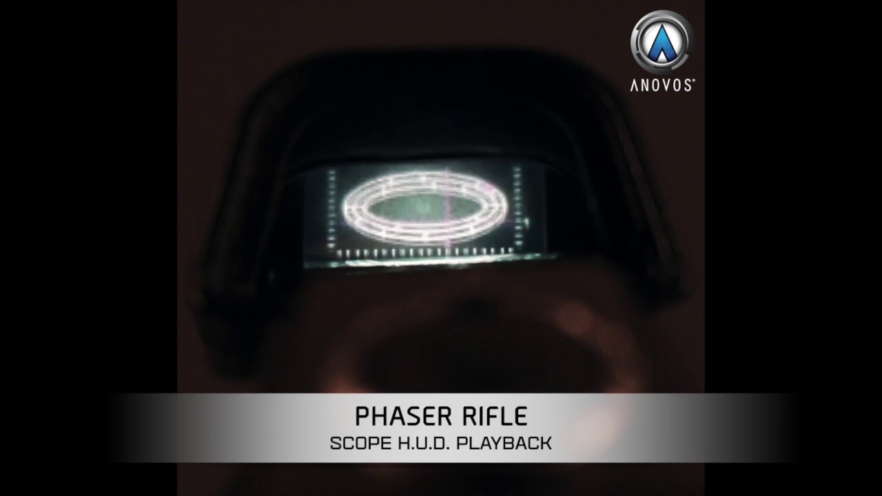 ANOVOS - Star Trek™ Discovery Phaser Rifle - Scope H U D Playback - YouTube