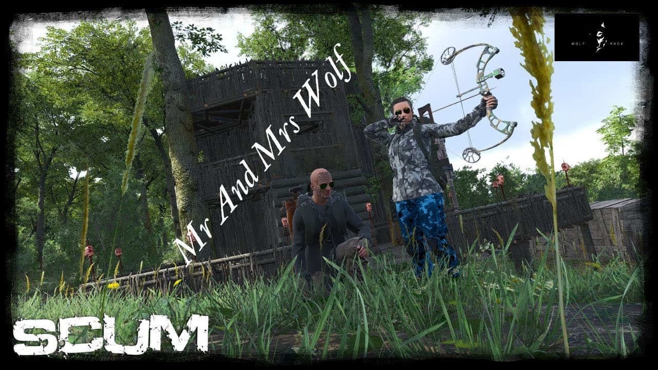 SCUM 0.8 / Mr and Mrs Wolf Go on some adventures. / Hardcore PVE. - YouTube