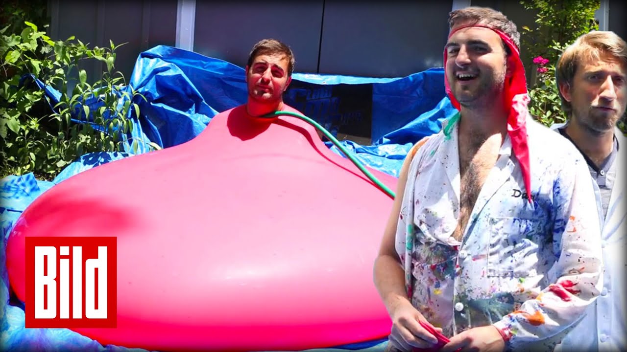 „The Slow Mo Guys“ - Wasser-Ballon-Experiment Explosion ( Water ...