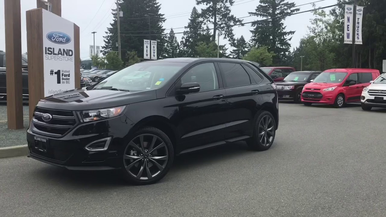 2018 Ford Edge Sport W/ Backup Camera, Nav, AWD Review| Island Ford ...