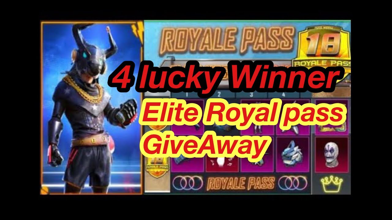 Free Elite Royal Pass Season 18 Giveaway watch full video - YouTube