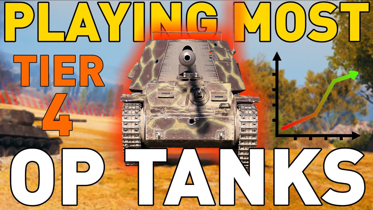Playing the MOST OP Tier 4s in World of Tanks! - YouTube