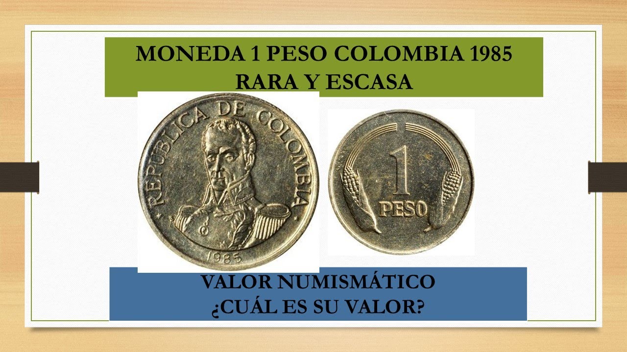 MONEDA 1 PESO COLOMBIA💲¿Cuál VALE 900 Mil PESOS? ¡MIRA En Este VIDEO EL ...