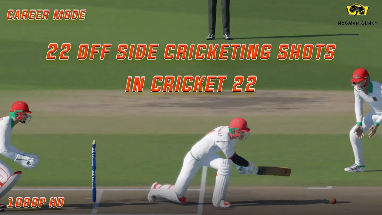 22 Offside Cricketing shots in Cricket 22 | Career mode | 1080p HD ...
