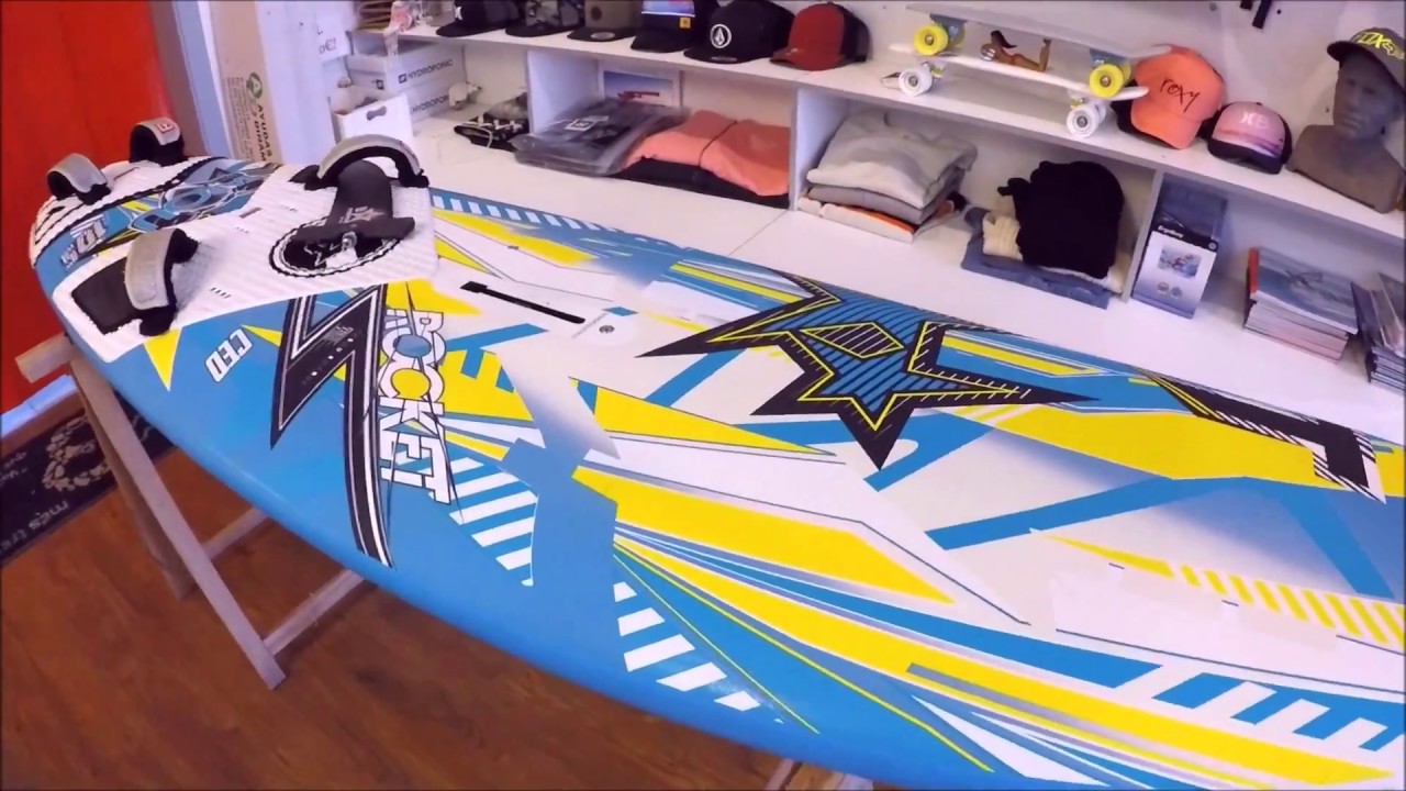 Tabla windsurf Tabou rocket 105 2014 - YouTube