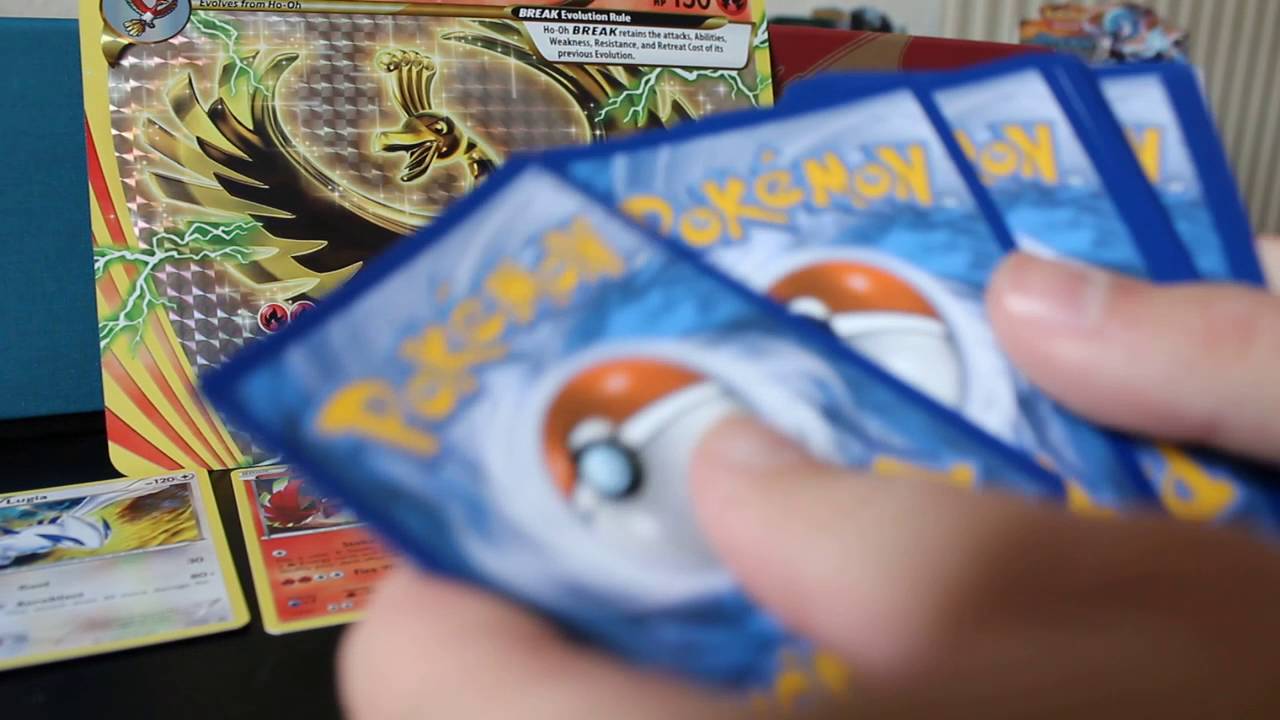 Unboxing Pokemon Ho-oh Break Evolution box! - YouTube
