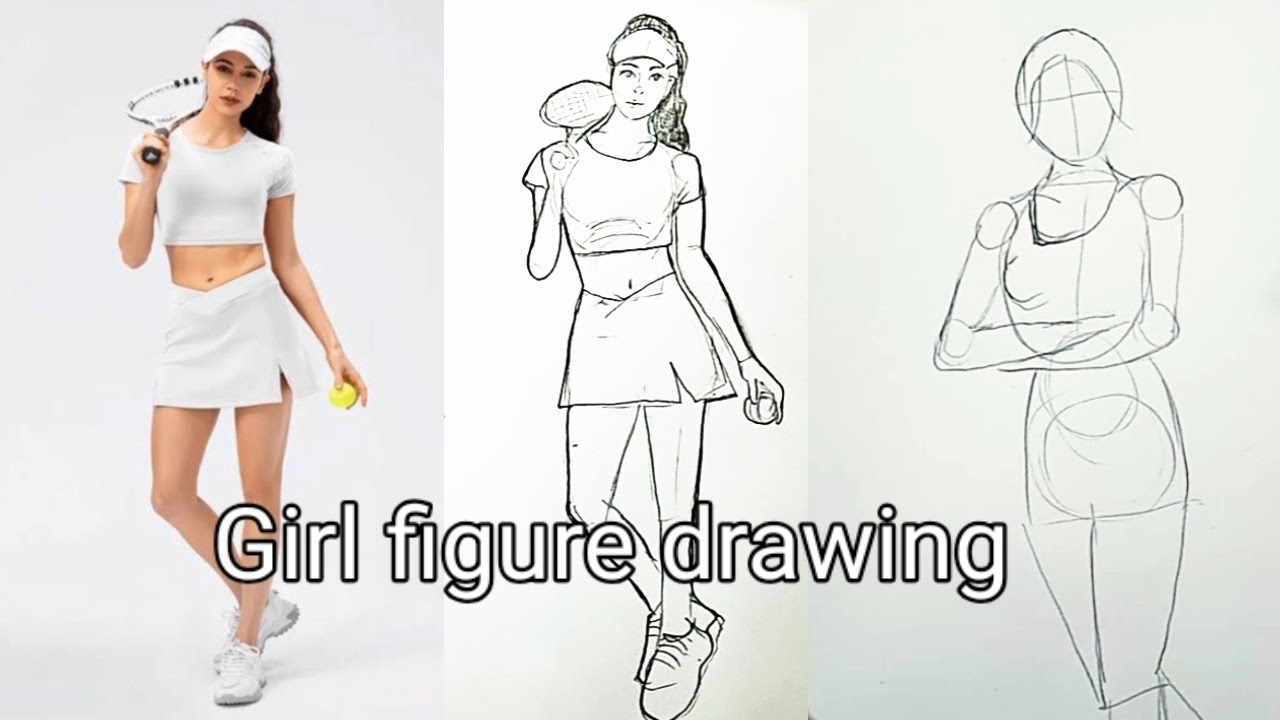 Figure drawing practice for beginners || Drawing Practice - YouTube