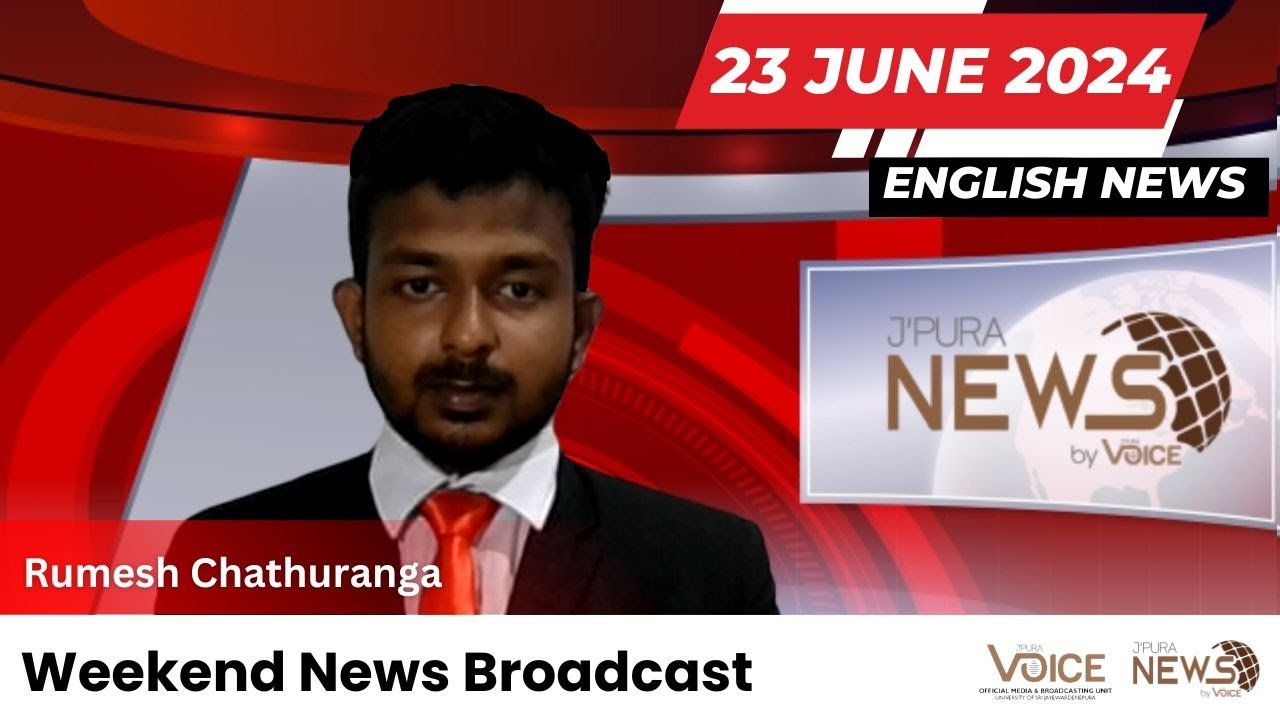 The English News Telecast of J'pura News by J'PURA VOICE - YouTube