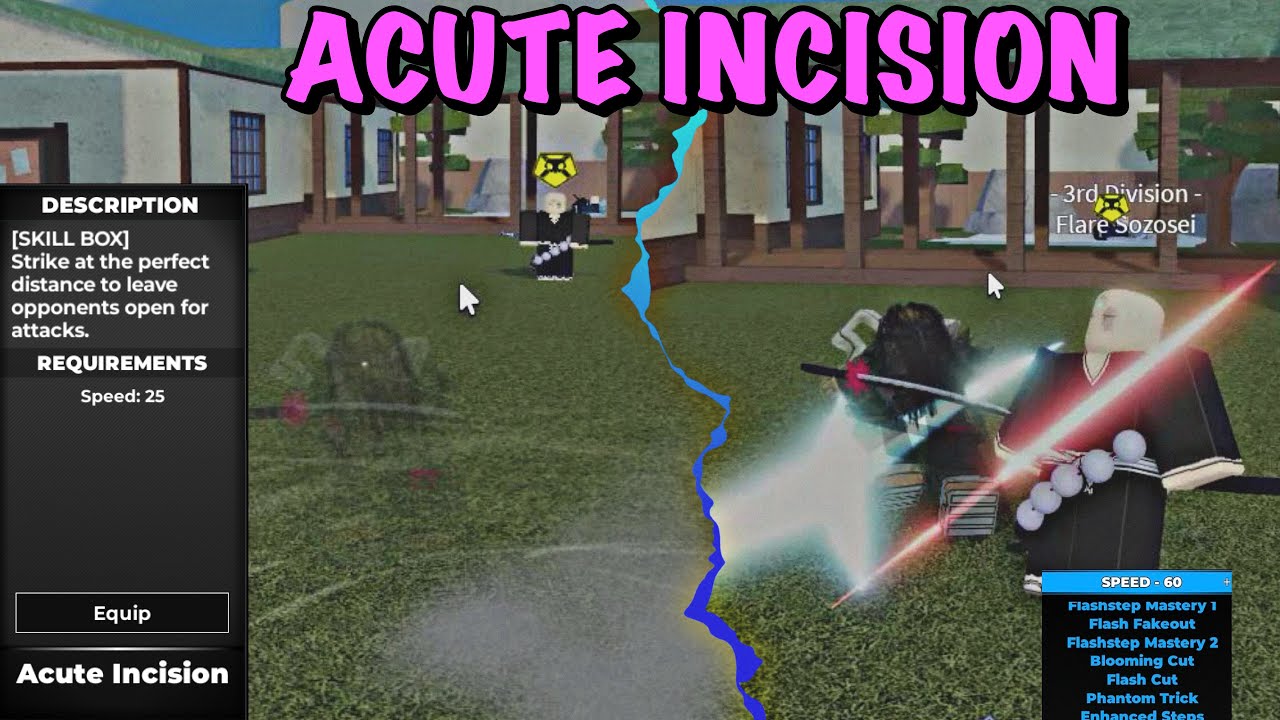 [Type Sou] The NEW Speed Skill Box ACUTE INCISION!! (Showcase) - YouTube