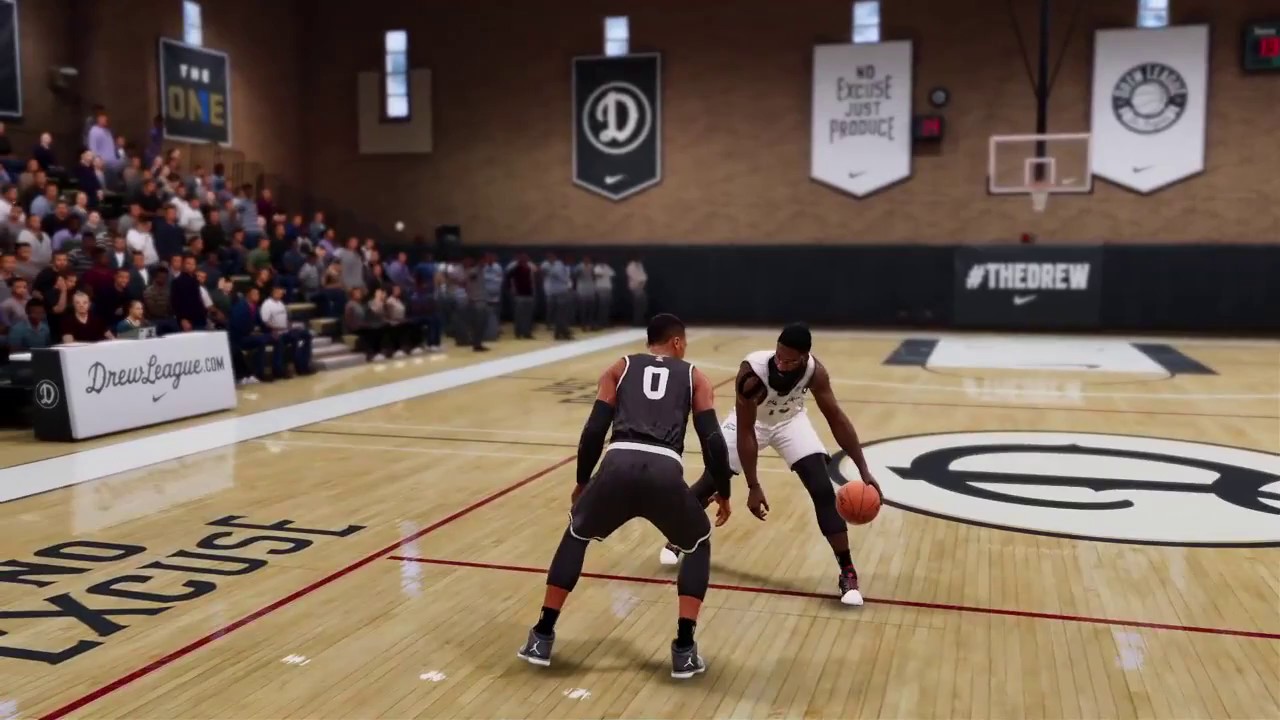 NBA Live 18 respects positioning and spacing (dribble drive) - YouTube