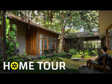 This Pune Home is Designed Around Water Courtyards! (House Tour)
