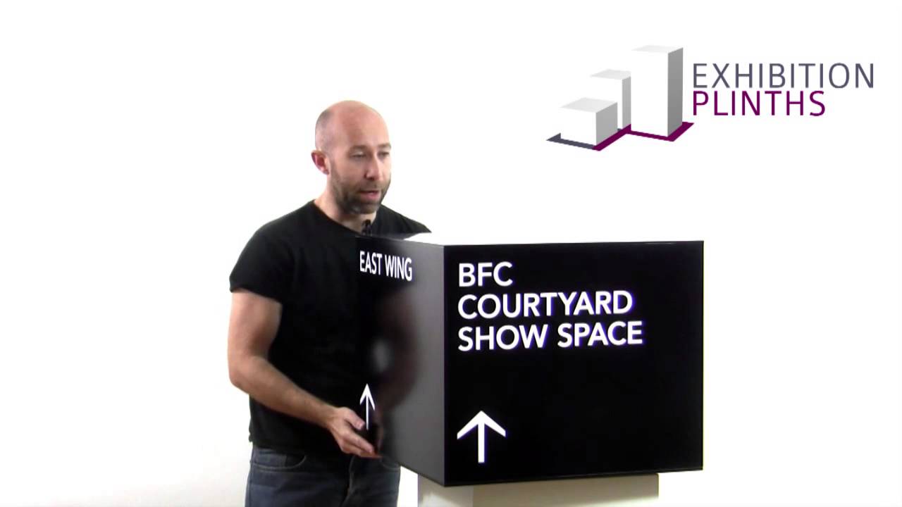 Acrylic Light box Exhibition Plinths - YouTube