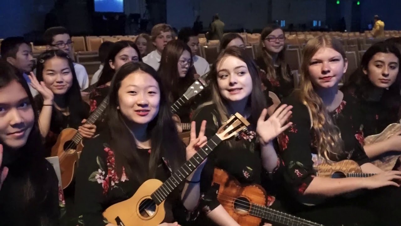 The Langley Ukulele Ensemble at NAMM 2020 - YouTube