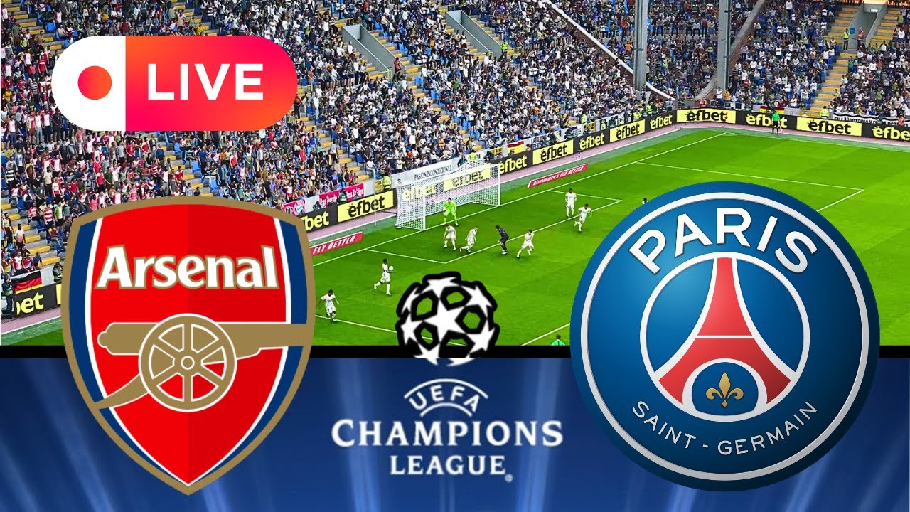 🔴 [LIVE] ARSENAL VS PARIS SAINT-GERMAIN | UEFA Champions League 2024-25 | PES 21 Simulation ...