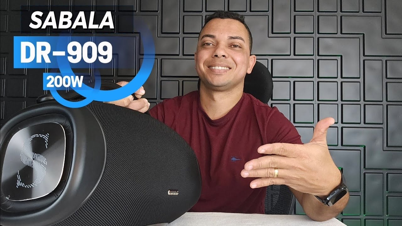 Sabala DR-909. A Boombox que vai encantar o Brasil 🇧🇷 - YouTube