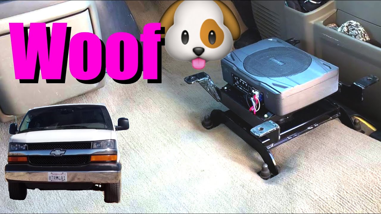 Van audio - making it less awful (slim subwoofer) - YouTube