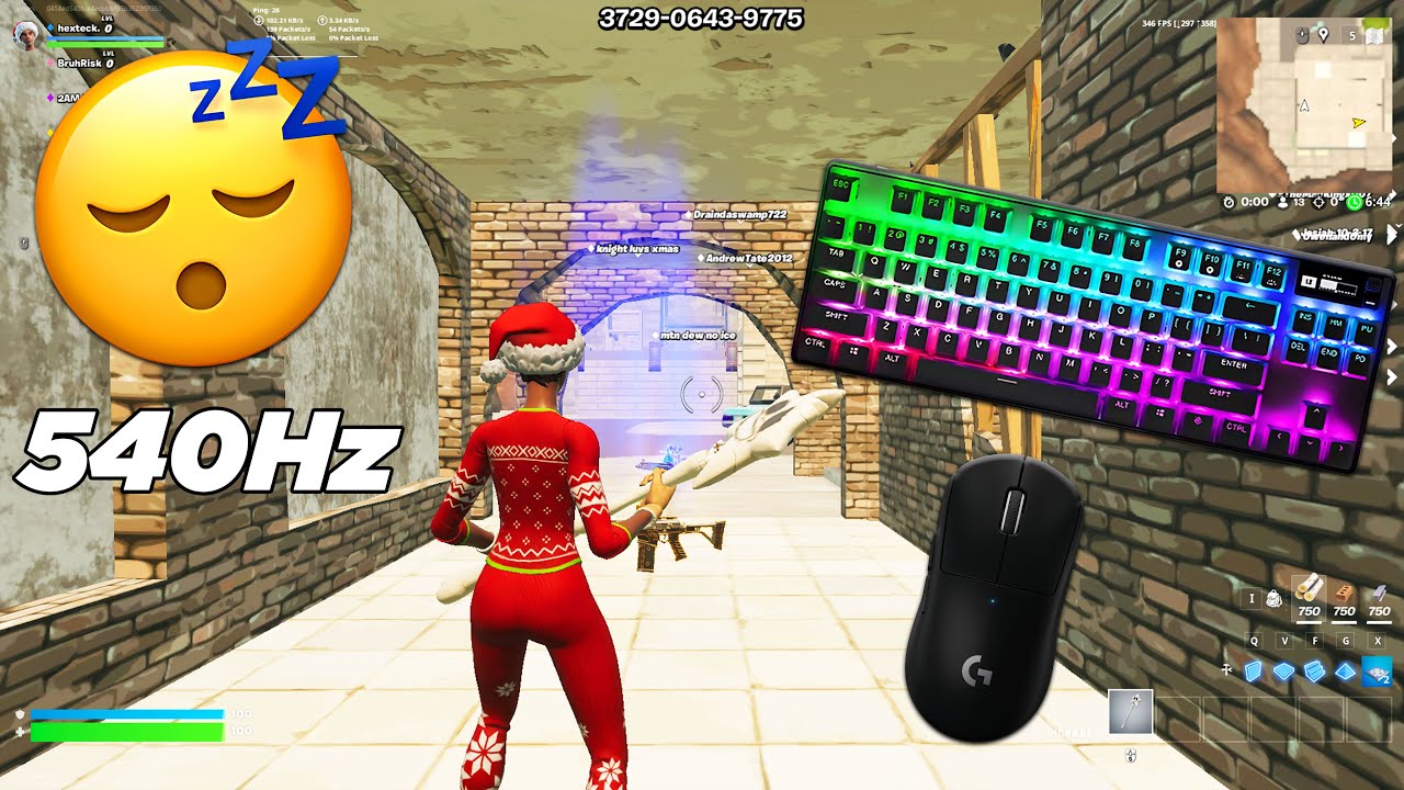 SteelSeries Apex Pro TKL ASMR 😴Tilted Zonewars🏆 Satisfying Keyboard Fortnite 360 FPS 4K - YouTube