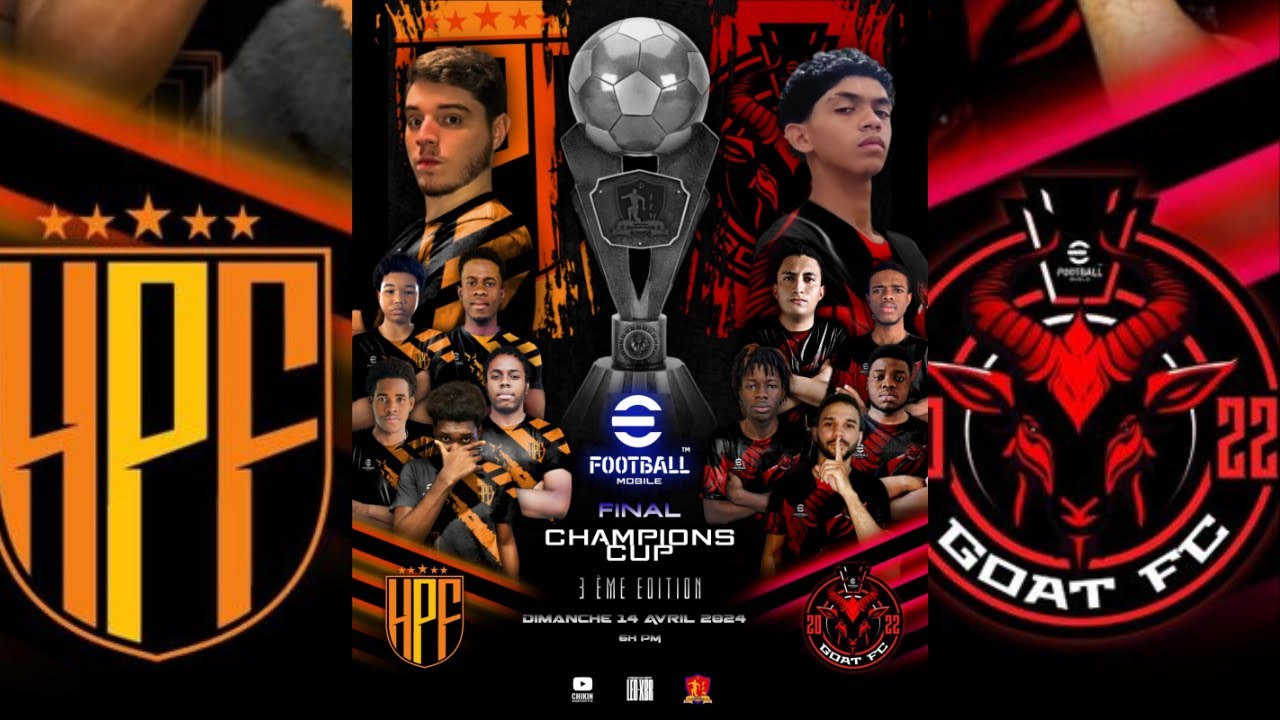 FINAL CHAMPIONS CUP | HPF ⚫️🟡🆚GOAT FC🔴⚫ AO VIVO - YouTube