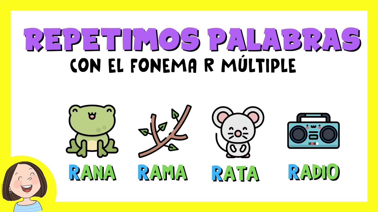 Repetimos palabras con R múltiple Trabajamos articulación y Conciencia ...