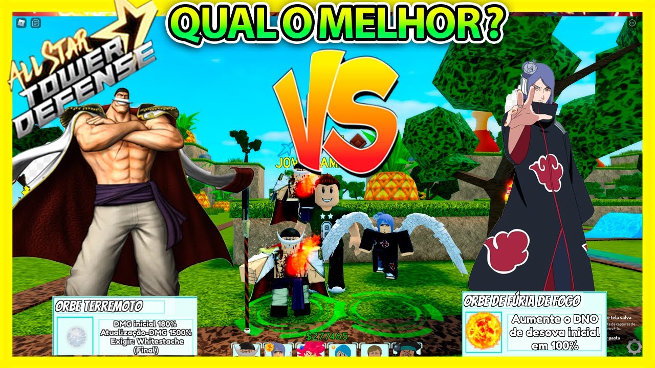 KONAN(FIRE ORB) VS BARBA BRANCA(QUAKE ORB)!!! QUEM O MELHOR ?⚡️ALL STAR ...