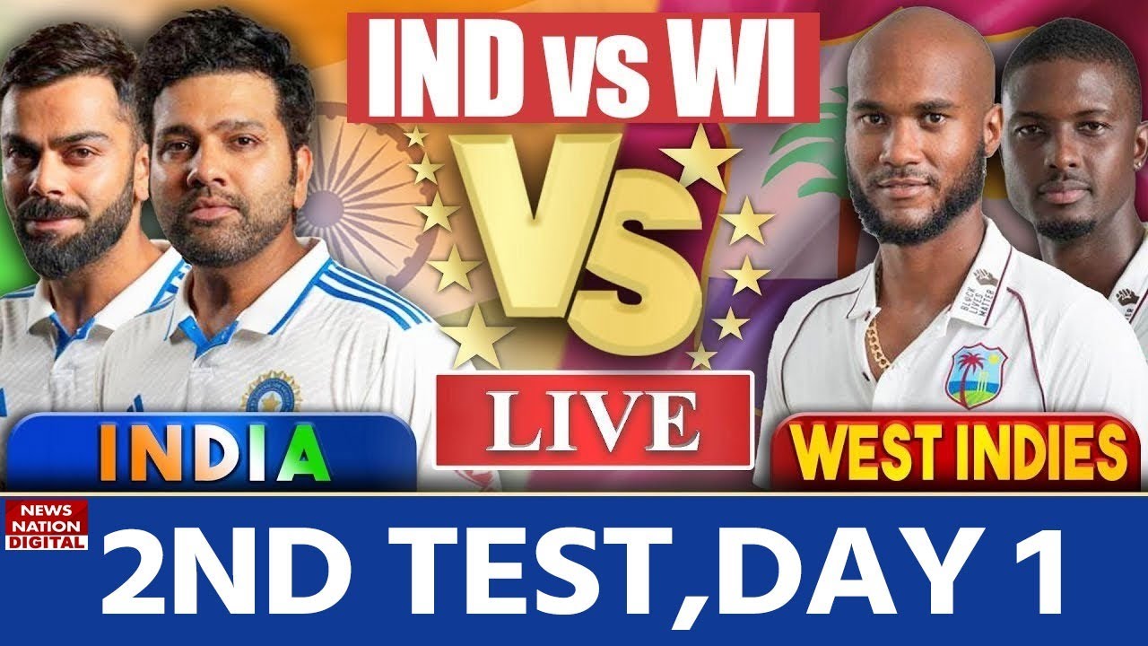IND vs WI 2nd Test Match Live Streaming: India vs West Indies Live ...